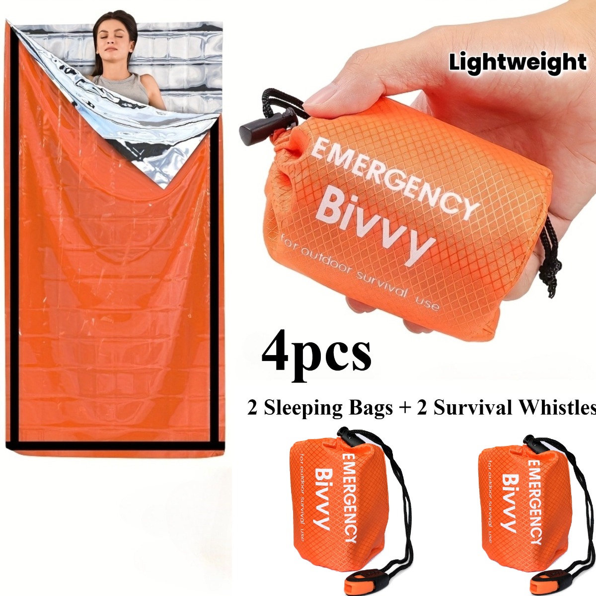 hiking essentials sold on Temu United States