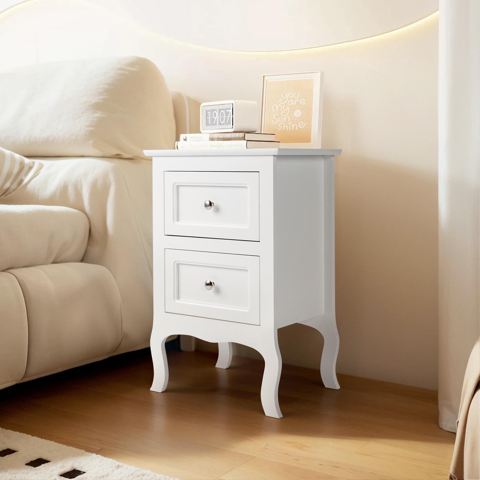 small bedside tables sold on Temu United States