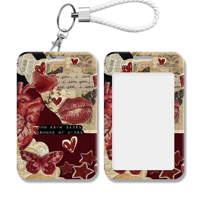 id holder and lanyard sold on Temu United States