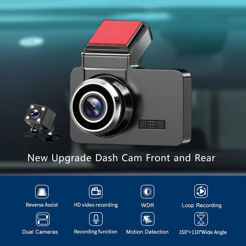 car dash cameras sold on Temu United States