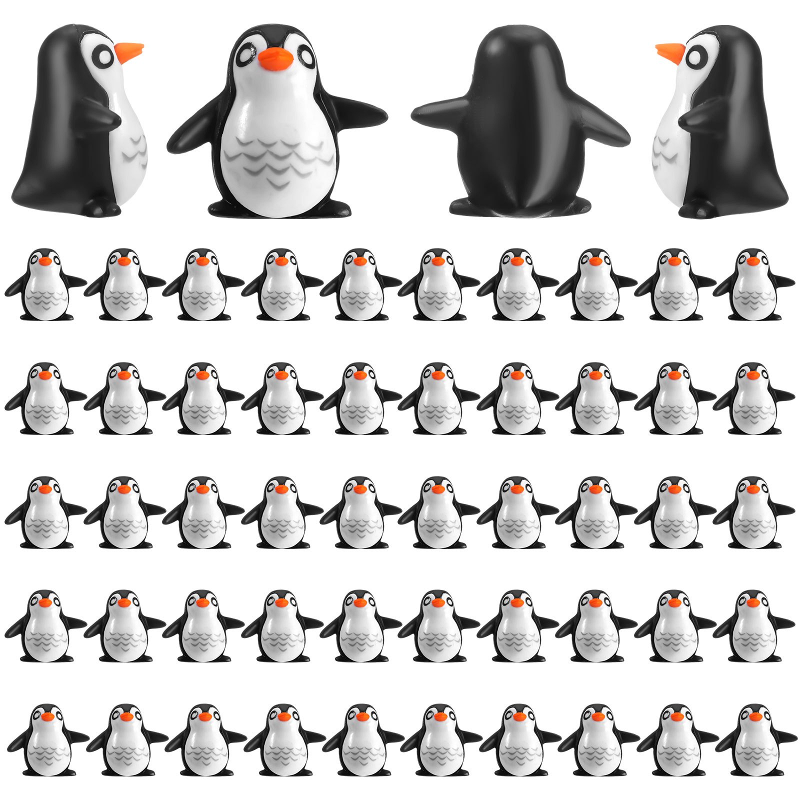 mini resin penguins sold on Temu United States