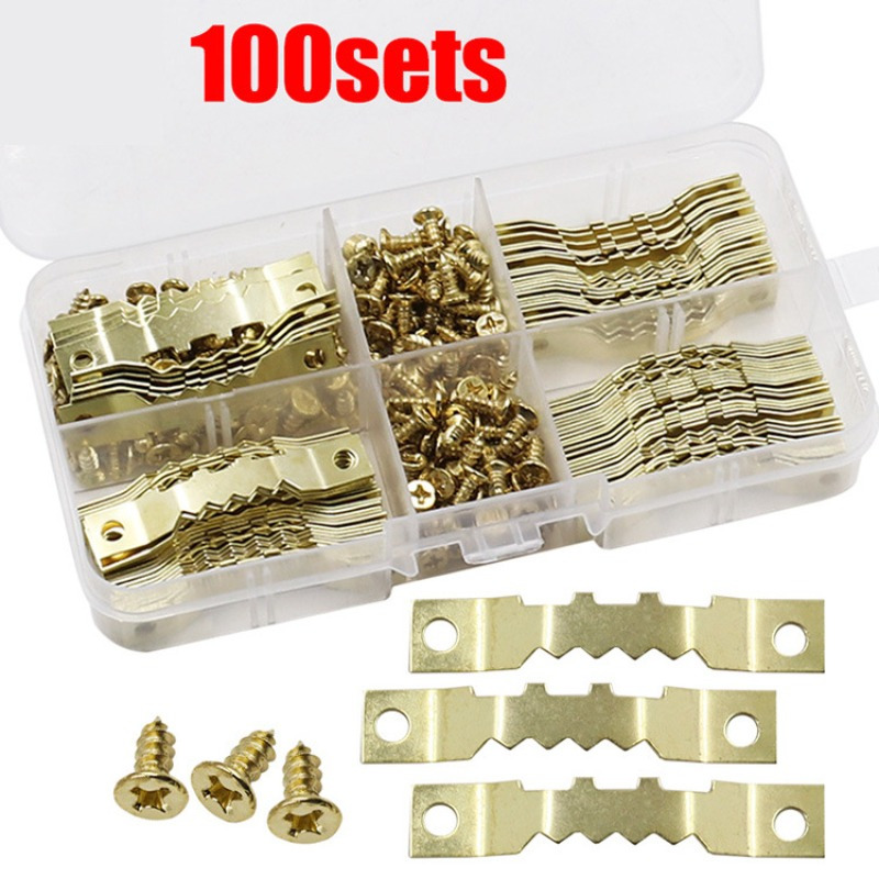 metal picture frame hanging hardware sold on Temu United States