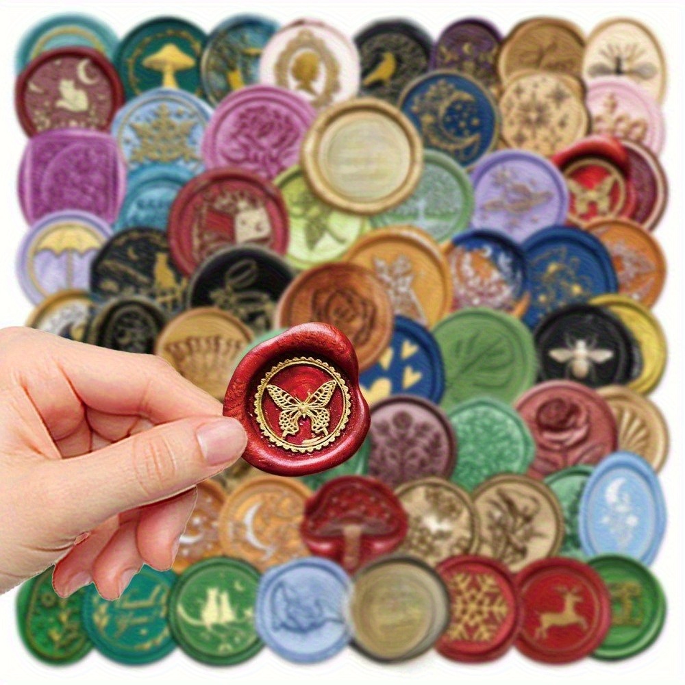 envelope seals stickers sold on Temu United States