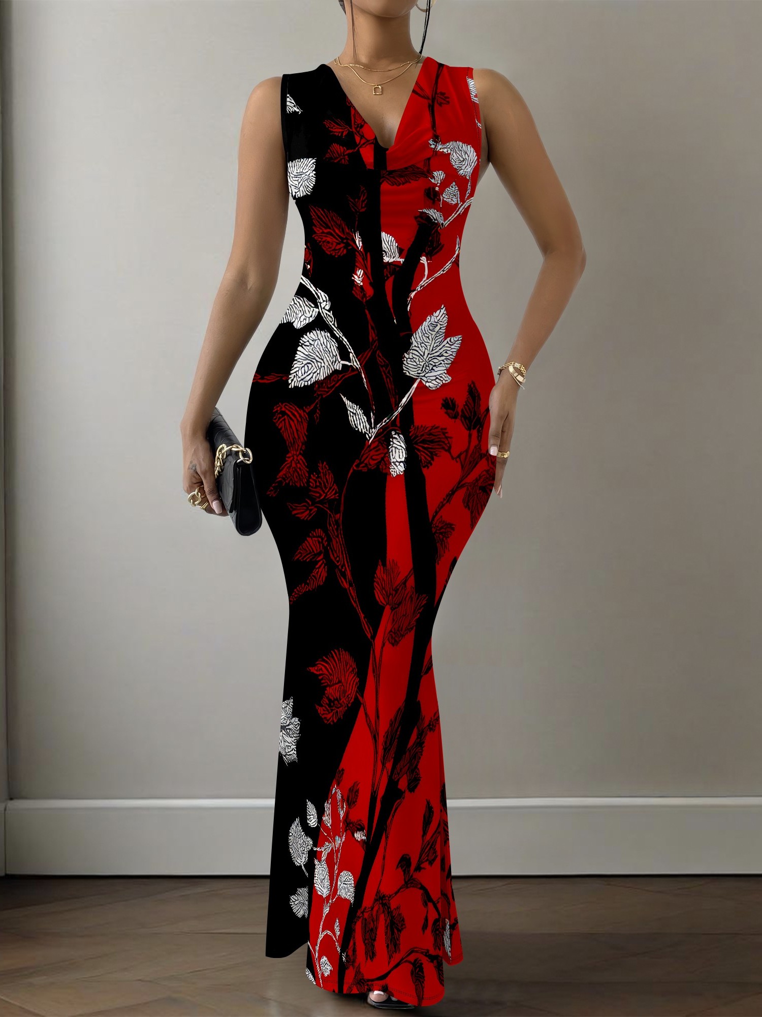 rose dresses sold on Temu United States