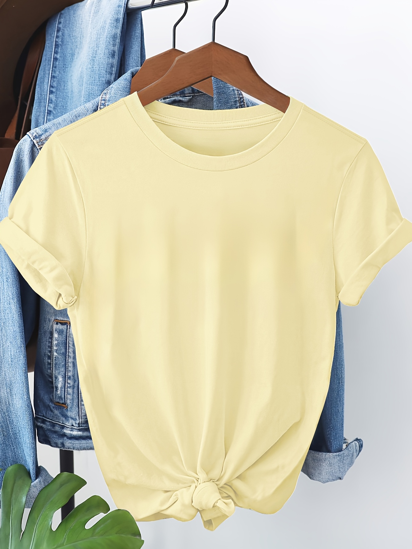 plain tee sold on Temu United States