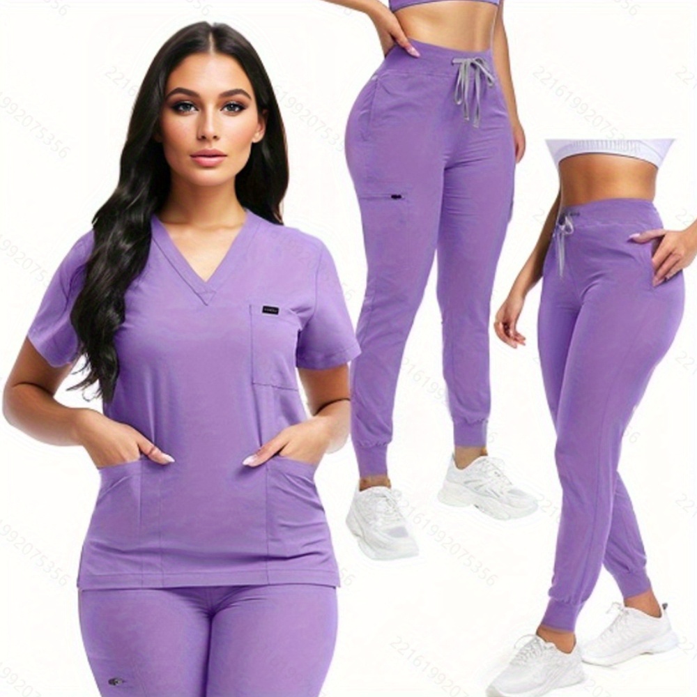 scrub sets for women sold on Temu United States