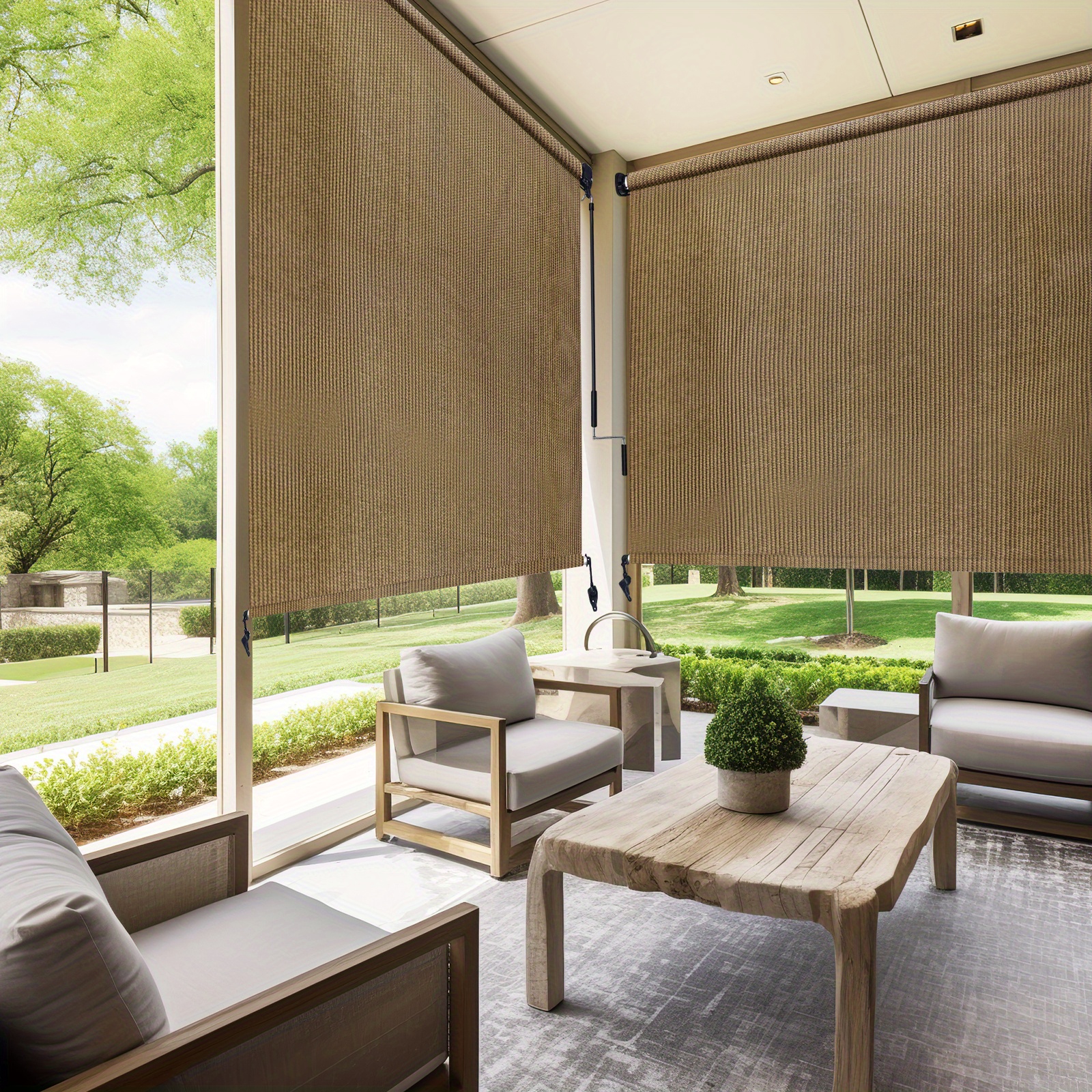 Retractable Window Shade Retractable Roller Sunshade Blinds - Automatic ...