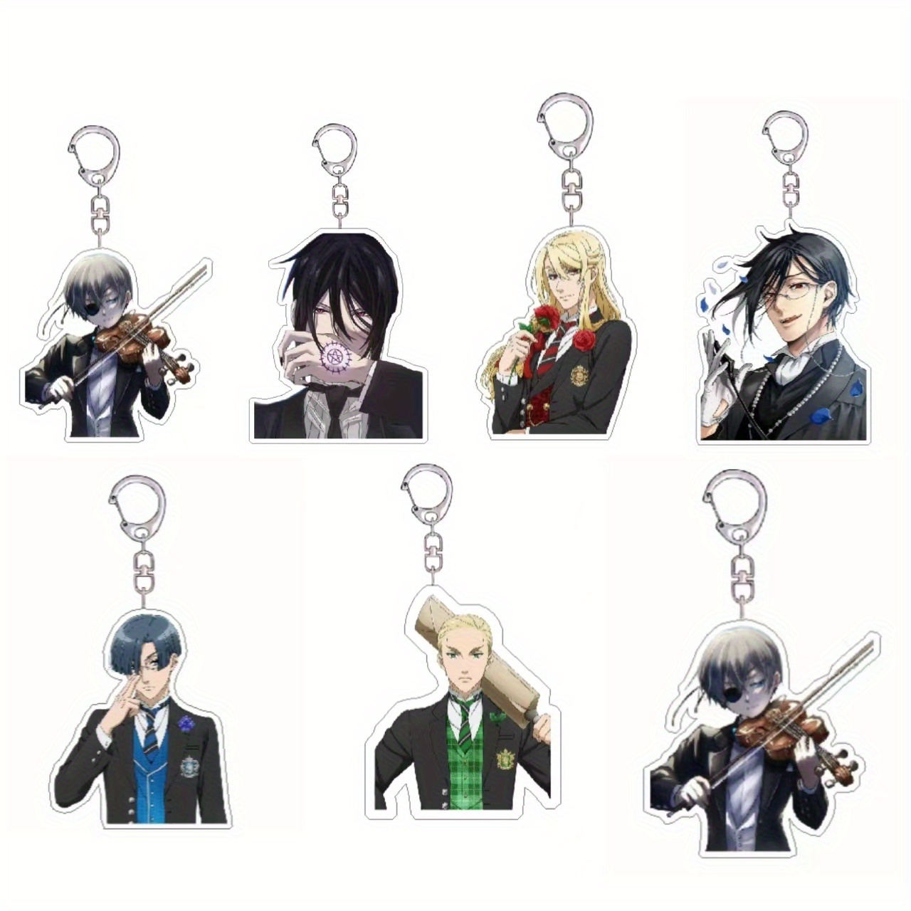 anime keychain sold on Temu United States