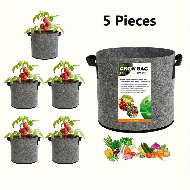 1 gallon fabric pots sold on Temu New Zealand