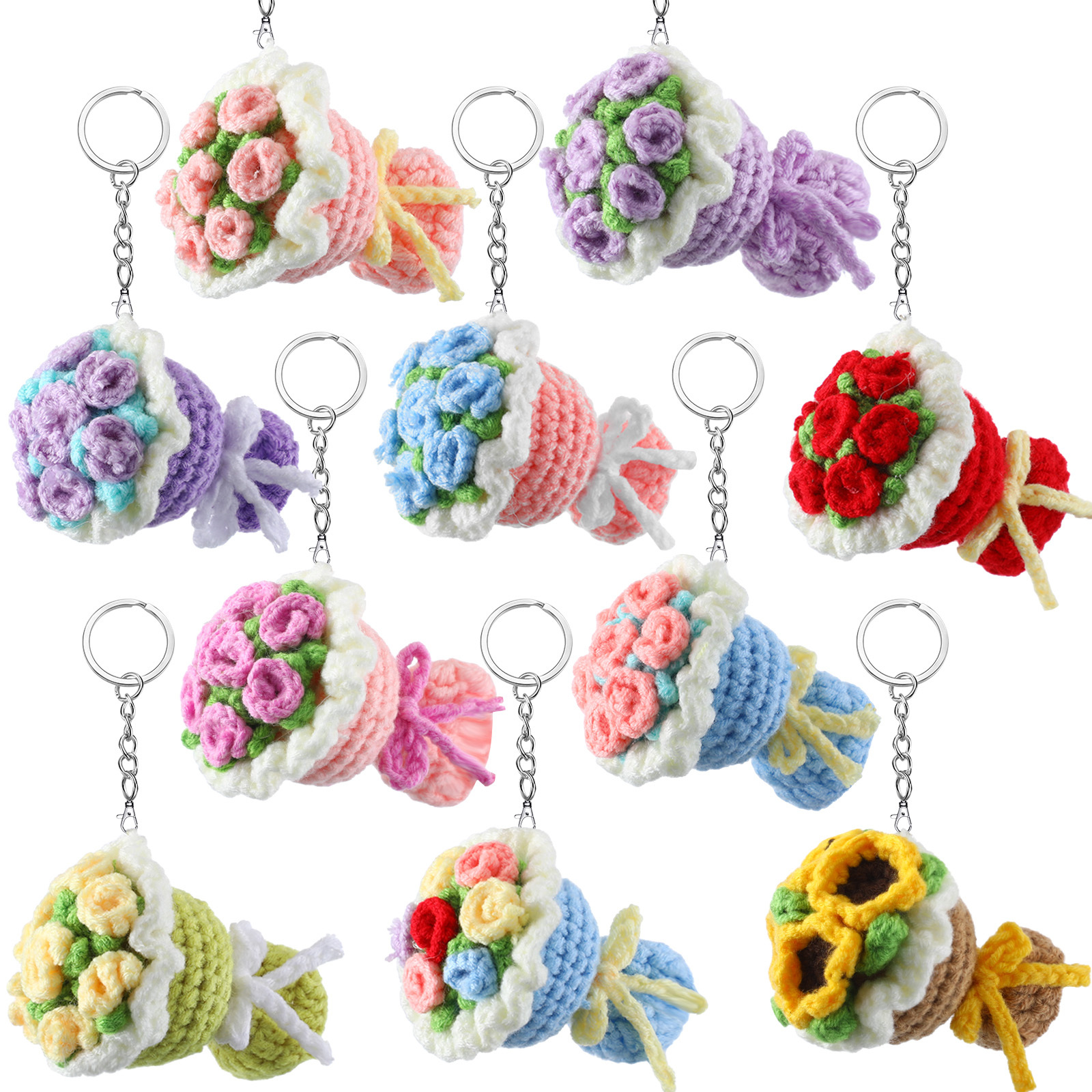 cute crochet phone bag sold on Temu United States