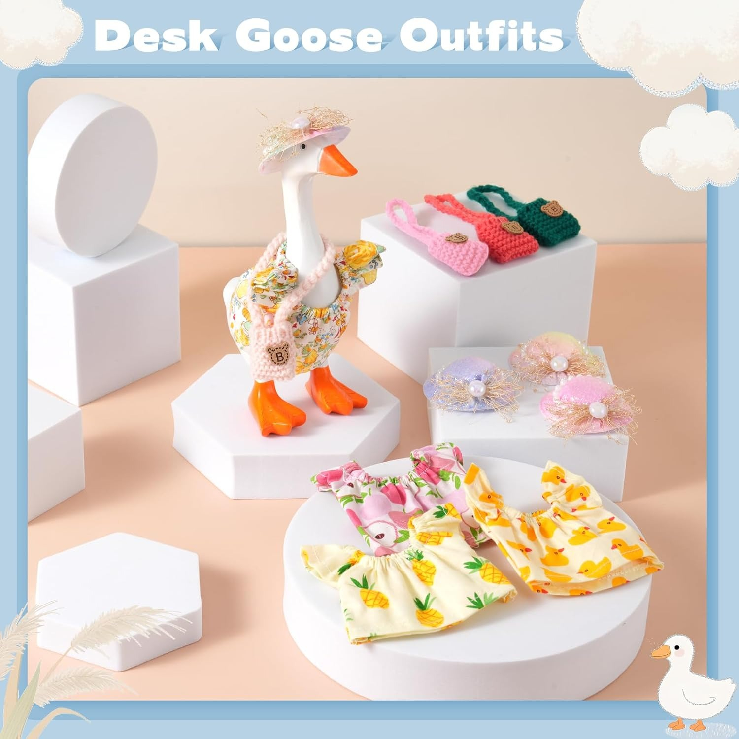 accessories for rubber ducks sold on Temu United States