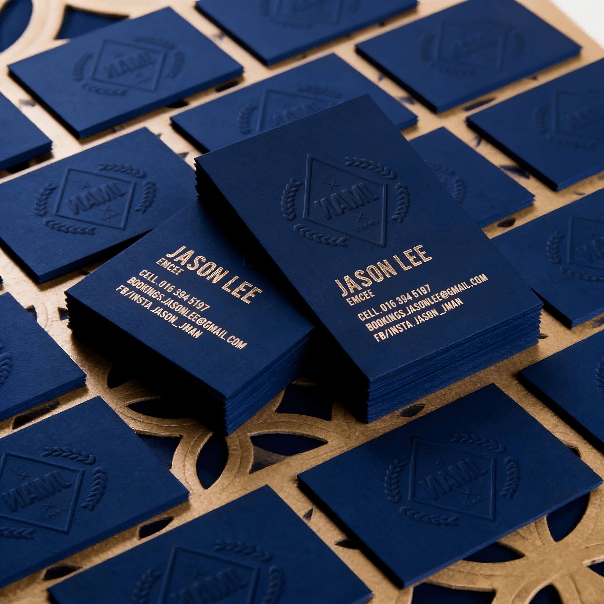 personalised business cards sold on Temu United States