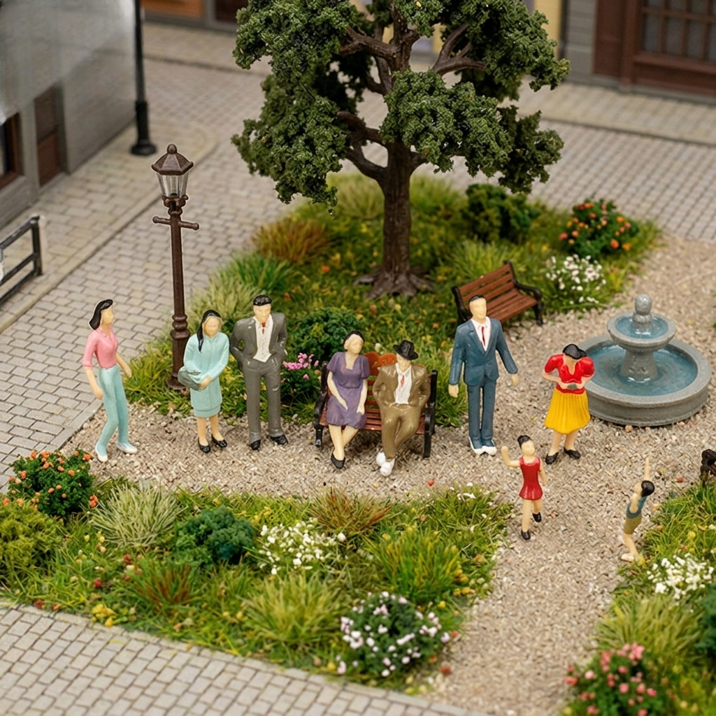 miniature figures sold on Temu United States