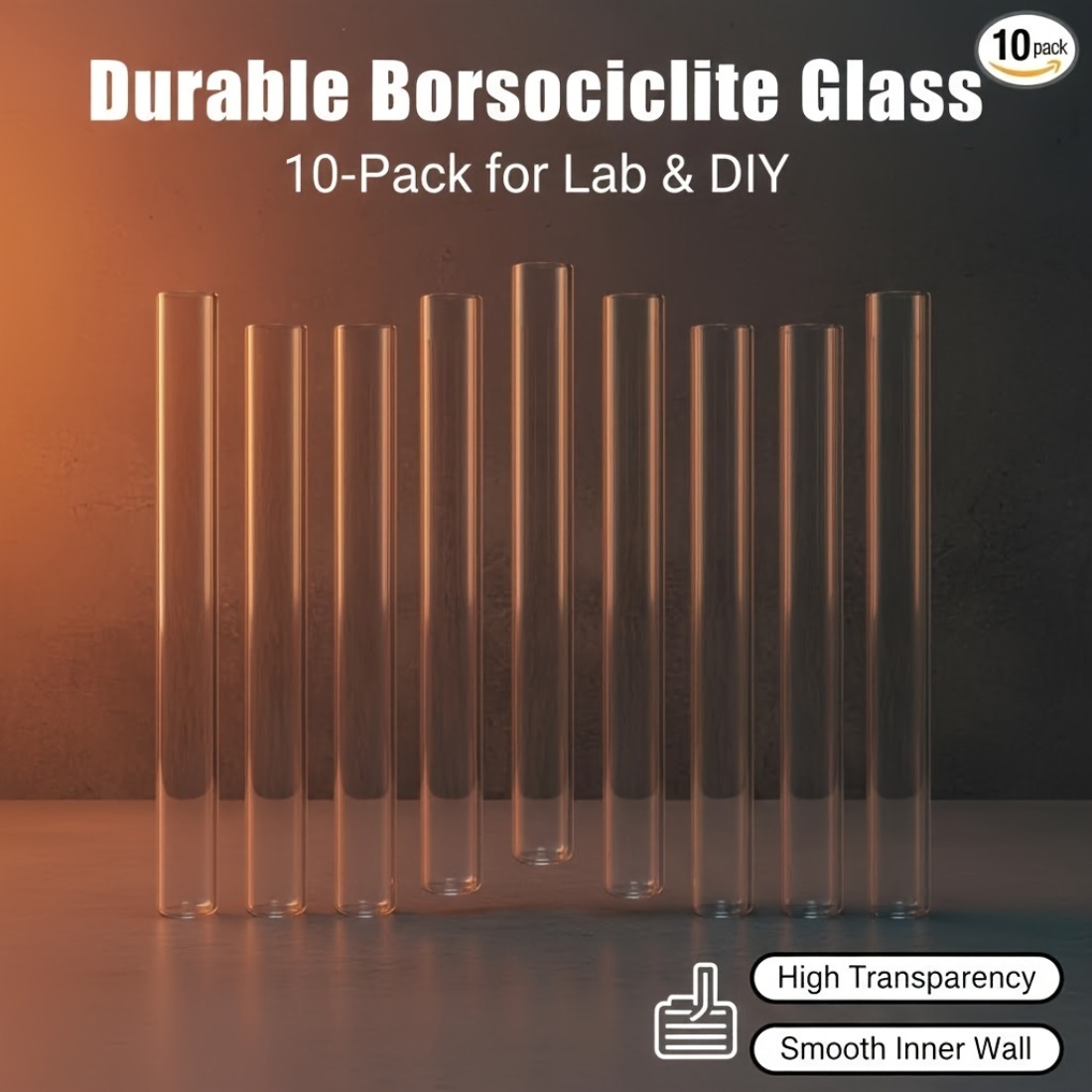glass tubes sold on Temu United States