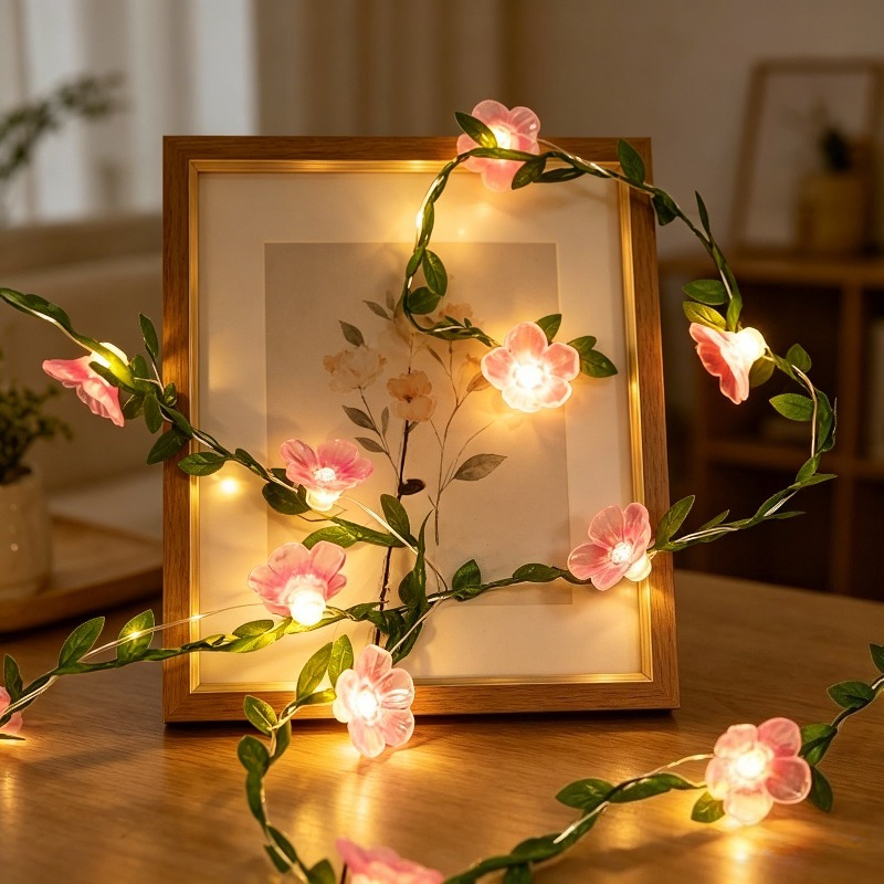 flower string lights sold on Temu United States