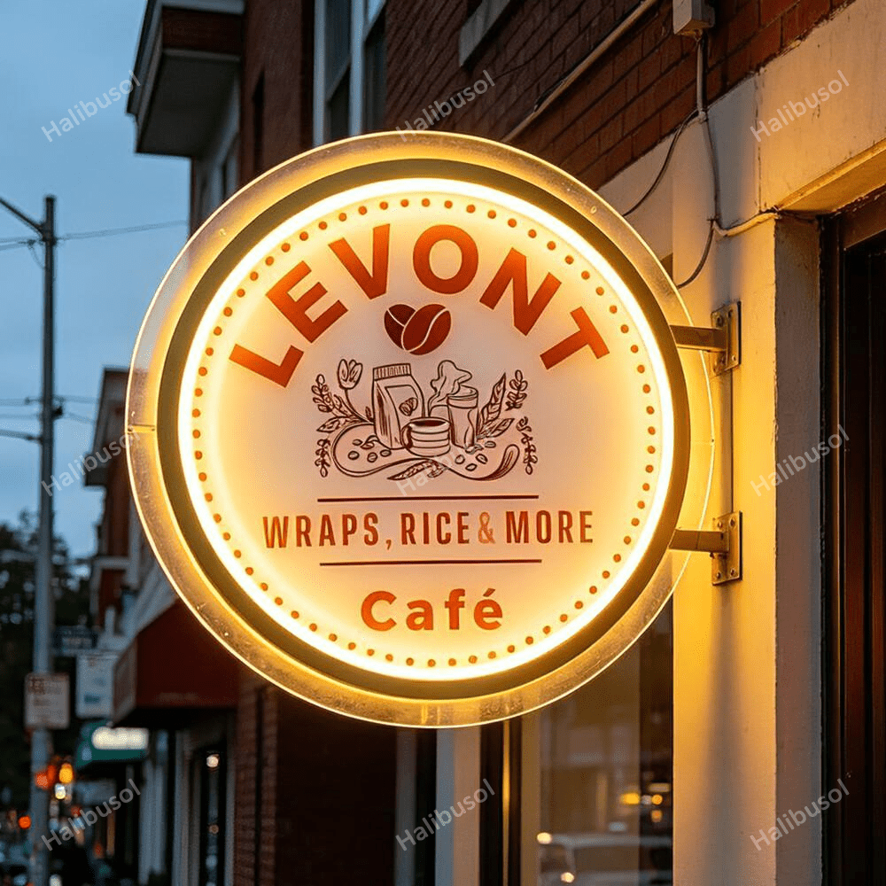 personalised neon sign sold on Temu United States
