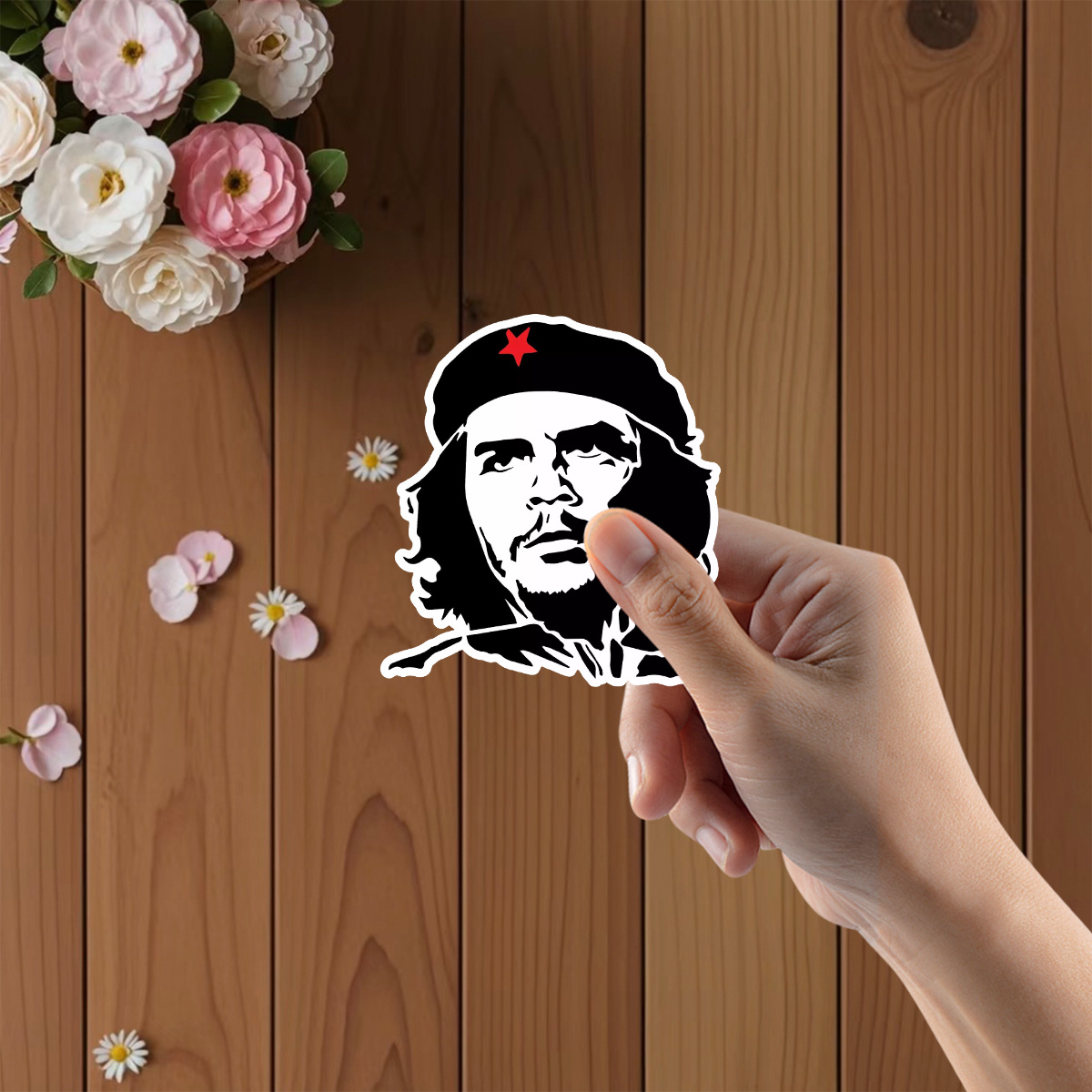 Packing Tape Red Rose Vinyl Decals - Pair Of Left Right Car Truck ...