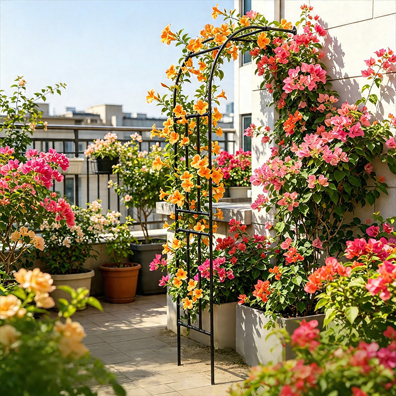 iron trellis sold on Temu United States