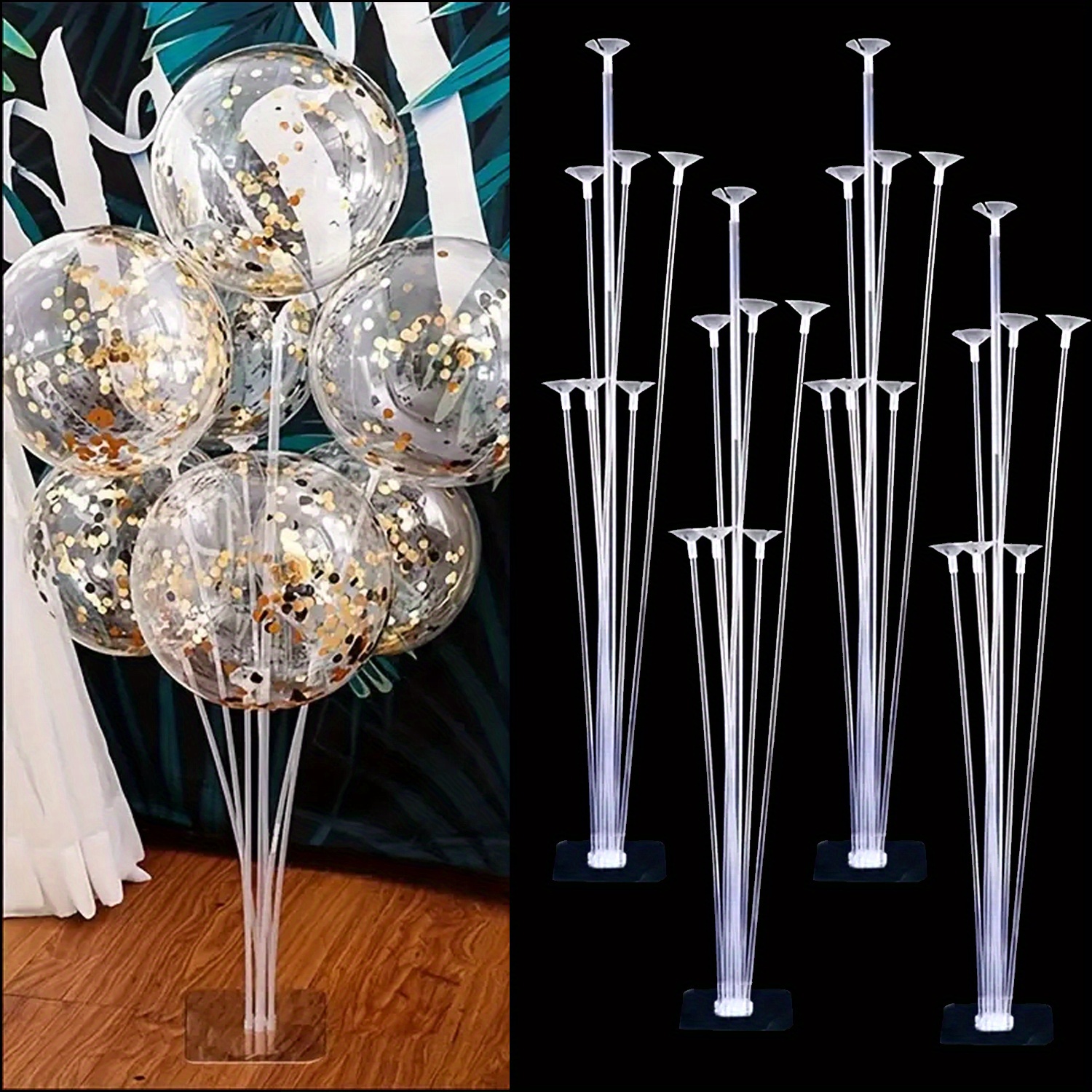 balloon table stands sold on Temu United States