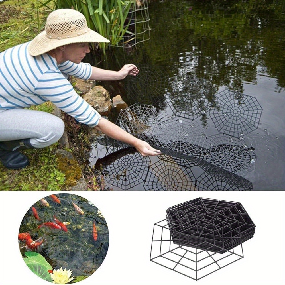 Floating Flora Fish Barrier , Round Floating Island Plant Protector ...