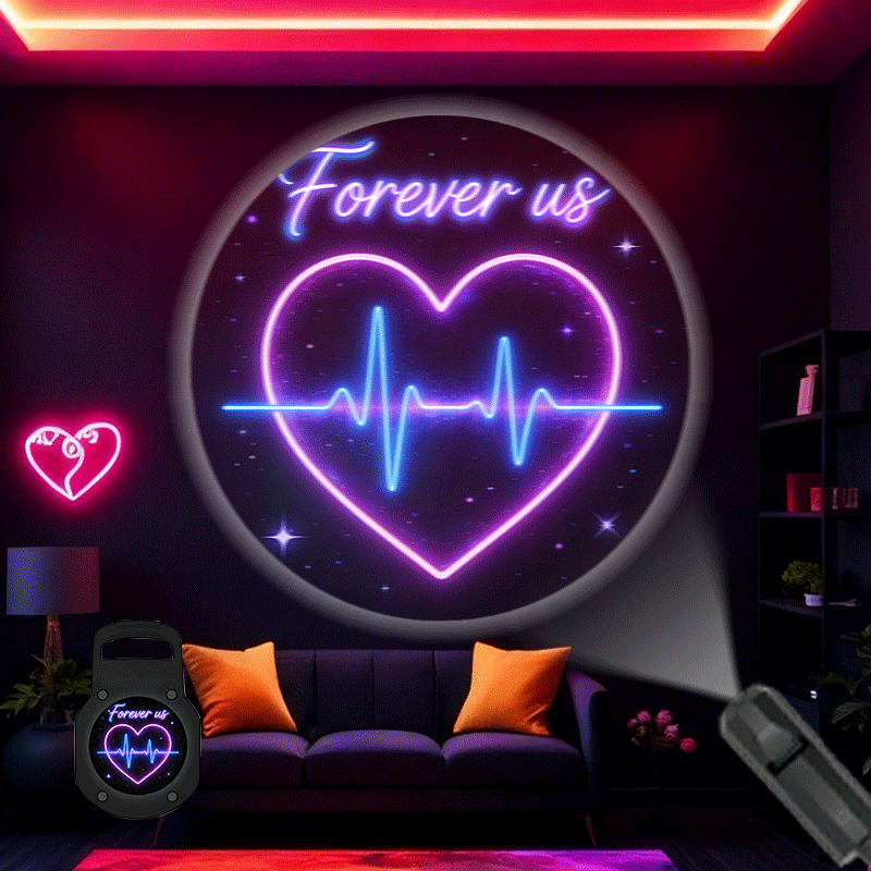 heart light projector sold on Temu United States