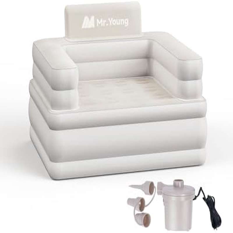 inflatable furniture sold on Temu United States