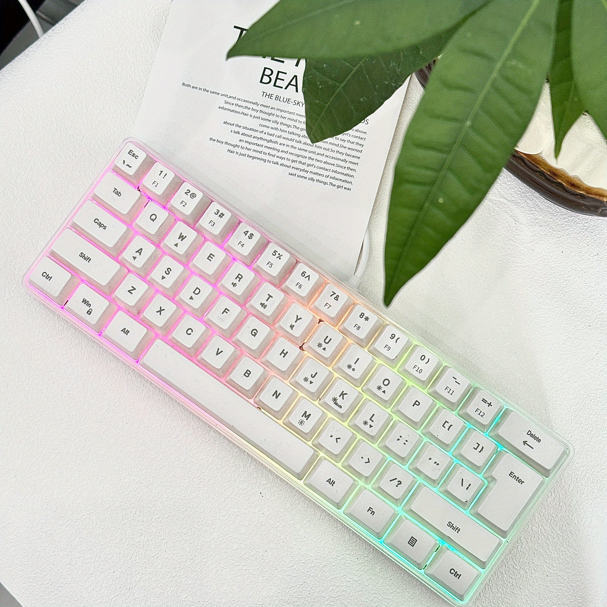60 percent keyboard sold on Temu United States