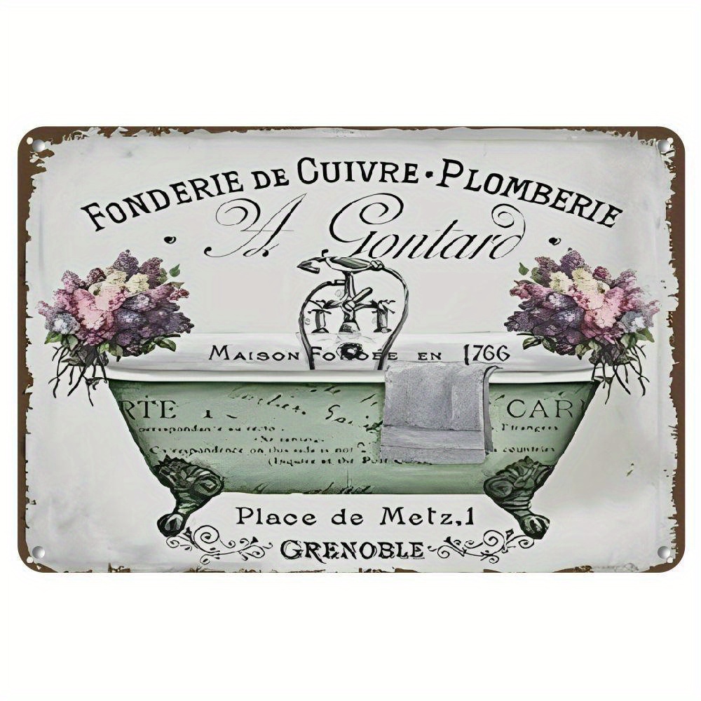 bathroom signs sold on Temu Canada