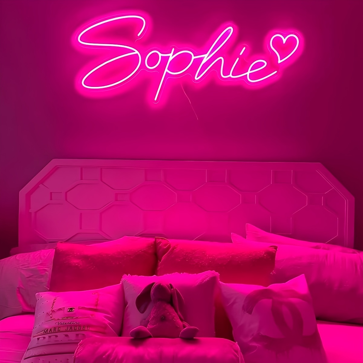 custom name light sold on Temu United States