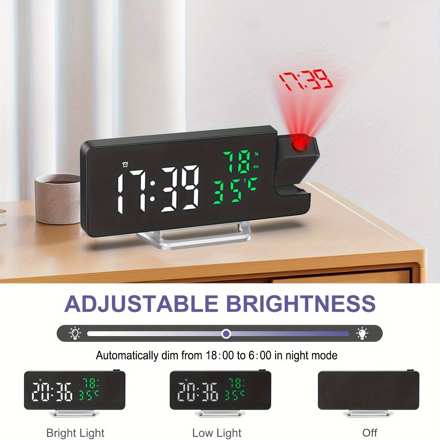 clock with projector - Ghana