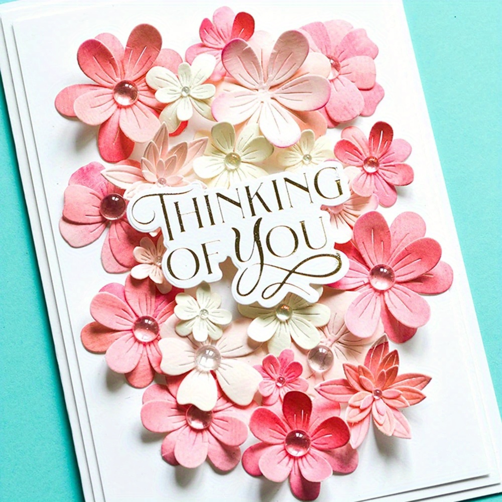 flower cutting dies sold on Temu United States