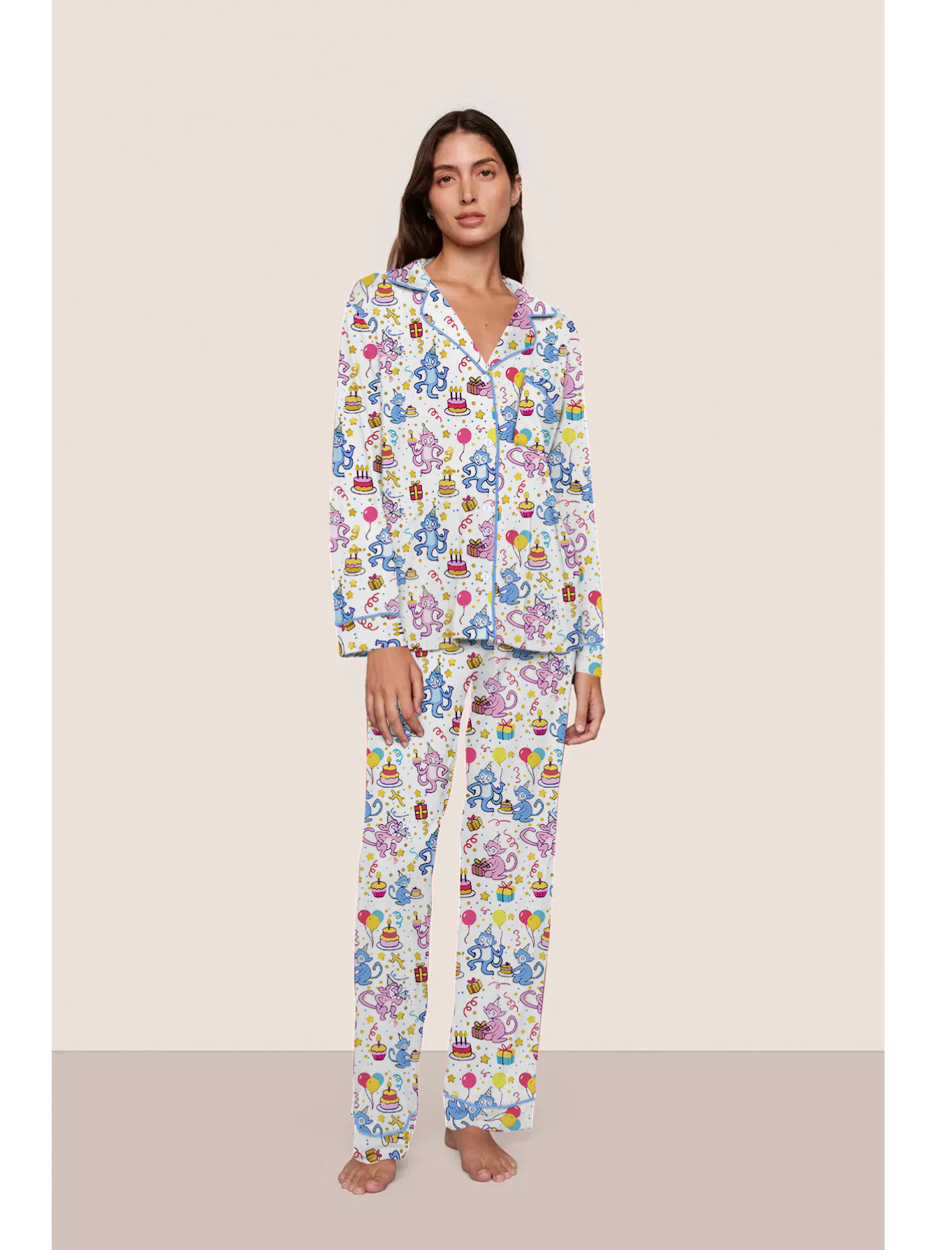 monkey pajamas sold on Temu United States