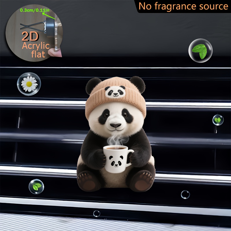 panda car accessories sold on Temu United States