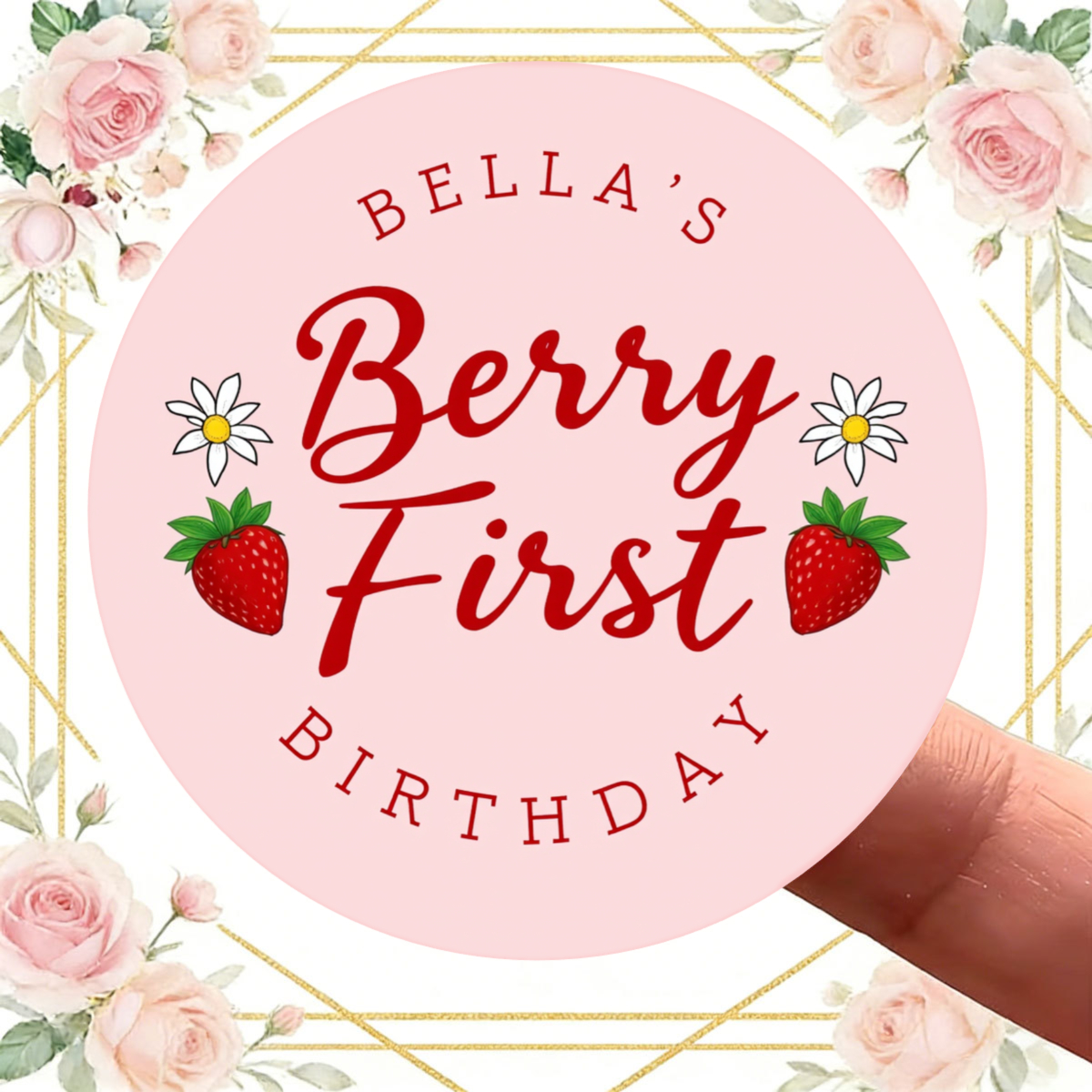 berry first birthday decoration sold on Temu United States
