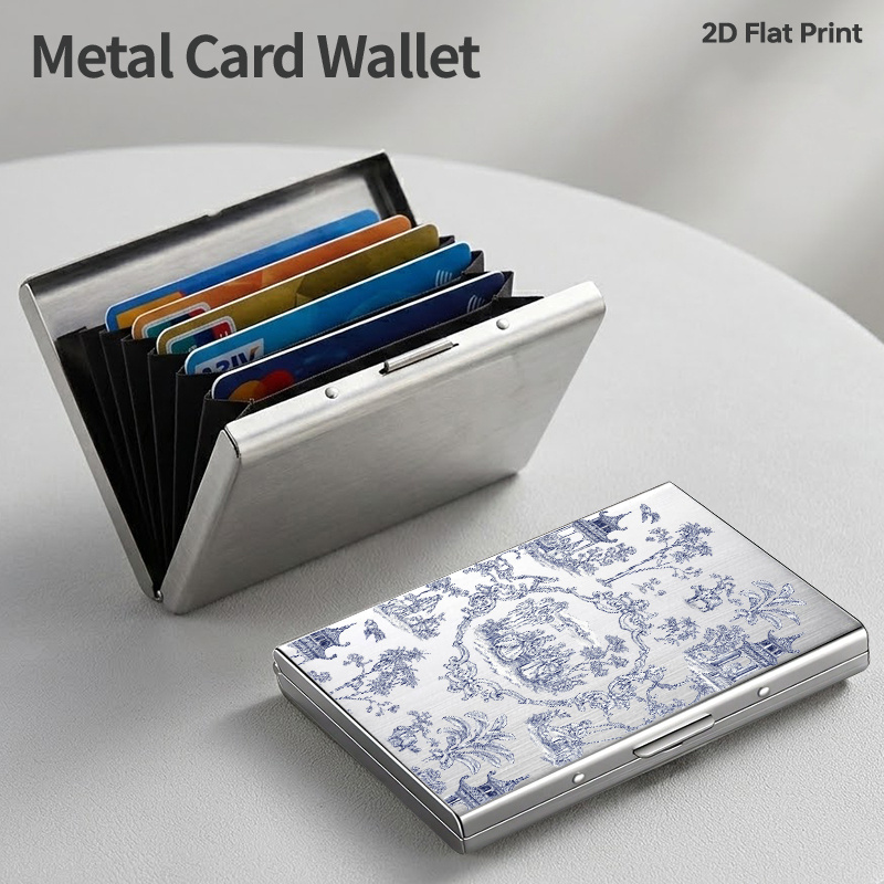 metal wallet sold on Temu United States