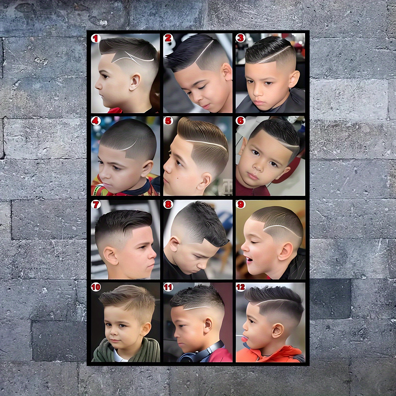 Barber Shop Chart Of Haircuts The Barber Hairstyle Guide 2015