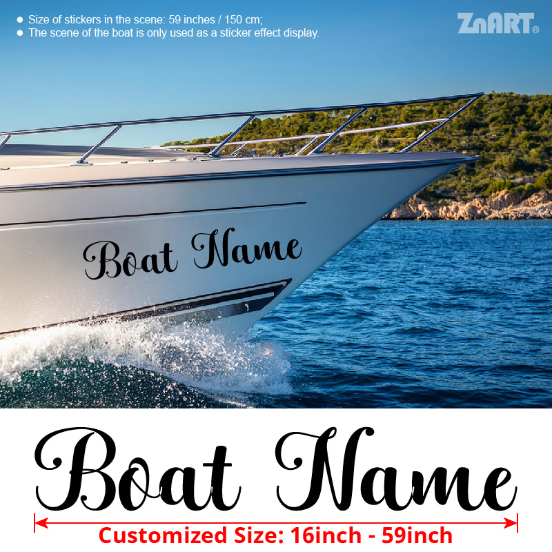 Fishing Boat Letters