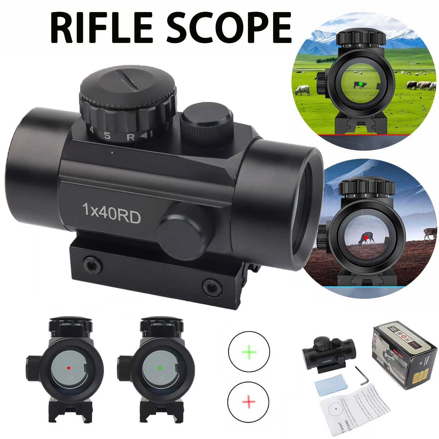 scopes for hunting sold on Temu United States