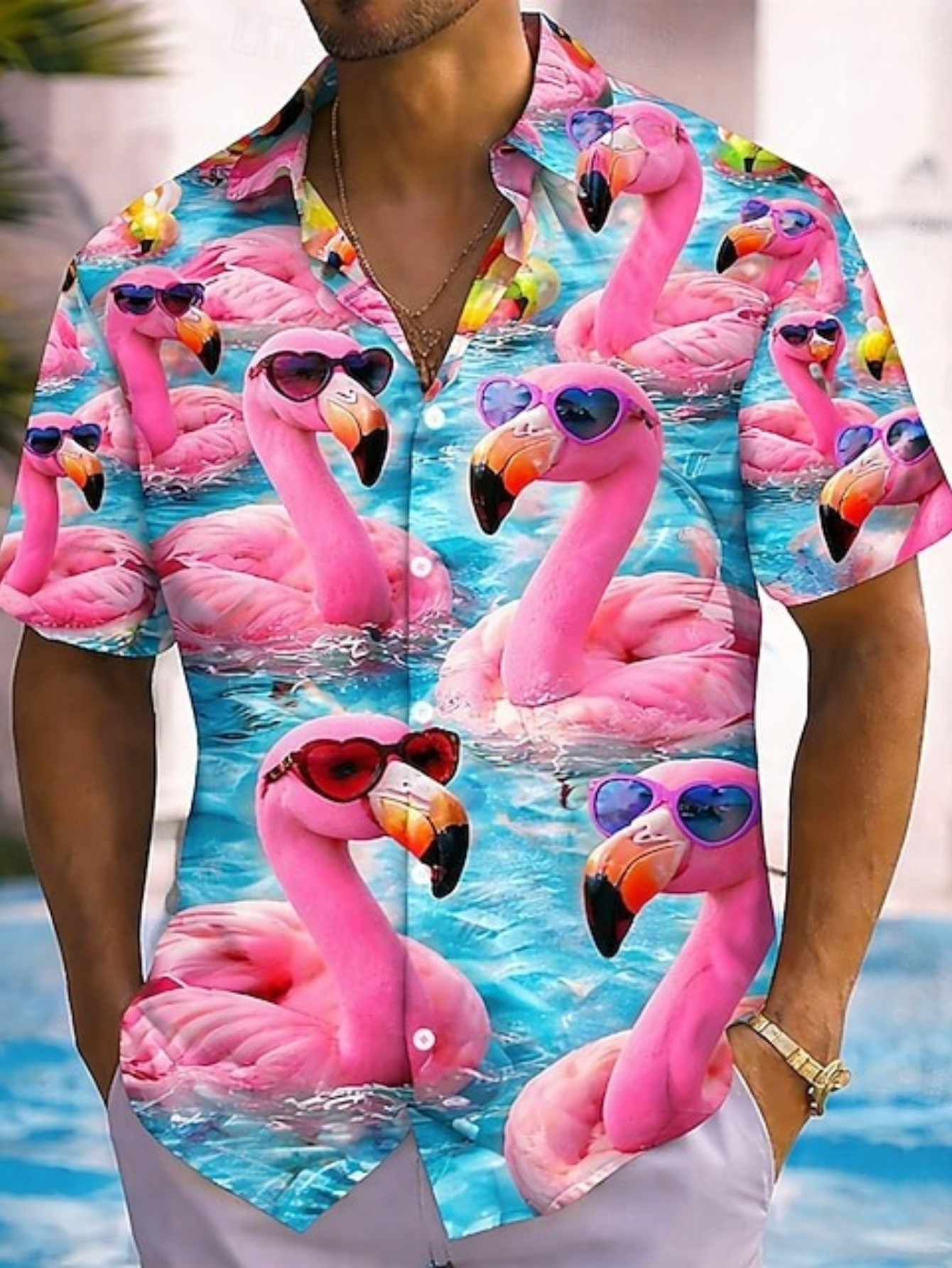 flamingo shirts sold on Temu United States