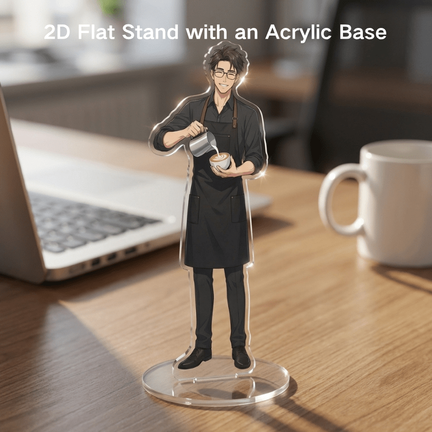 acrylic stand sold on Temu United States