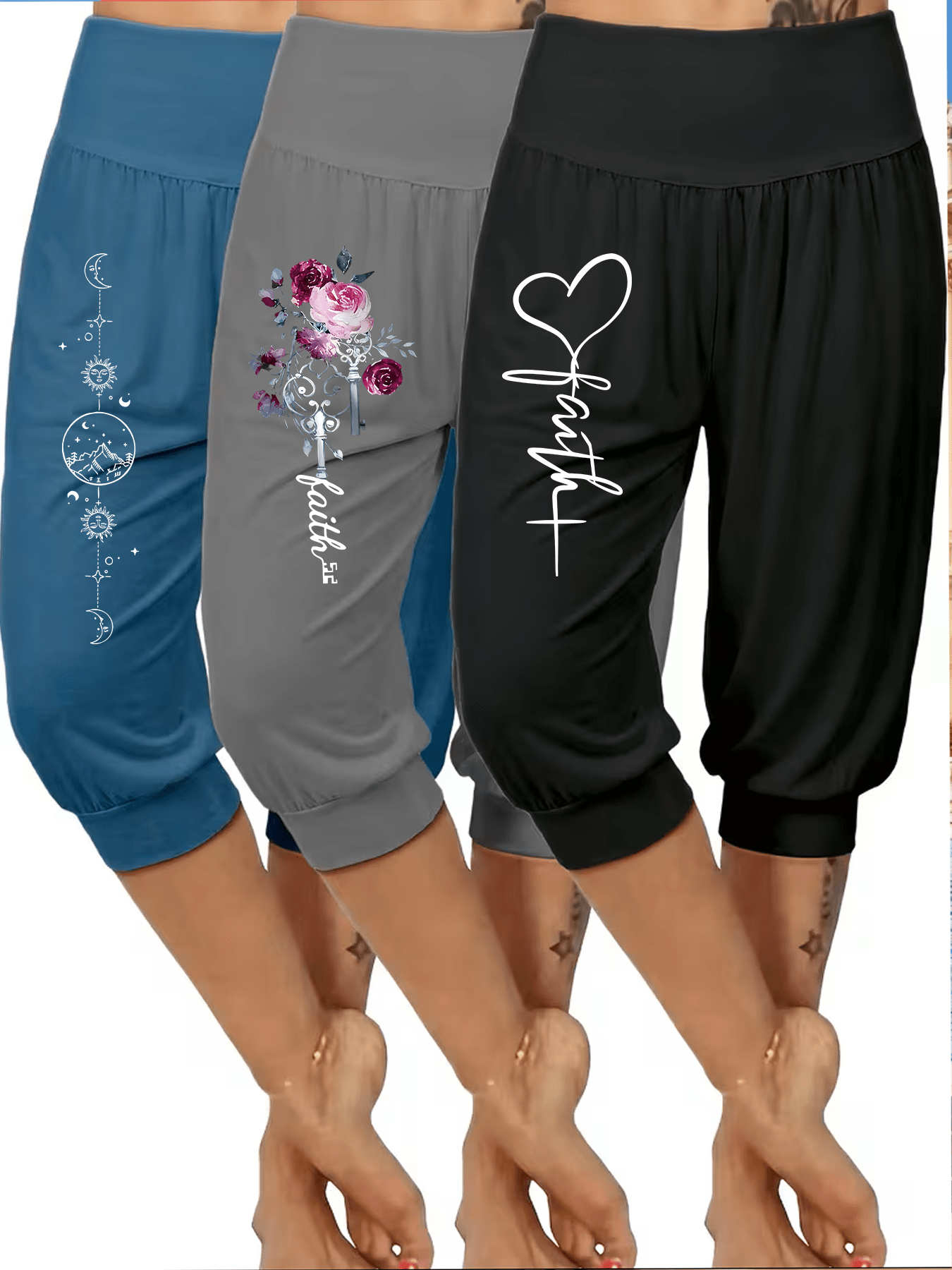 animal print yoga pants sold on Temu United States