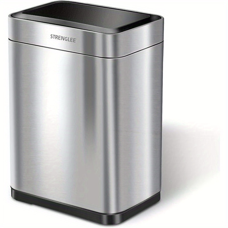 16 Gallon Stainless Steel Touchless Trash Lid - Temu