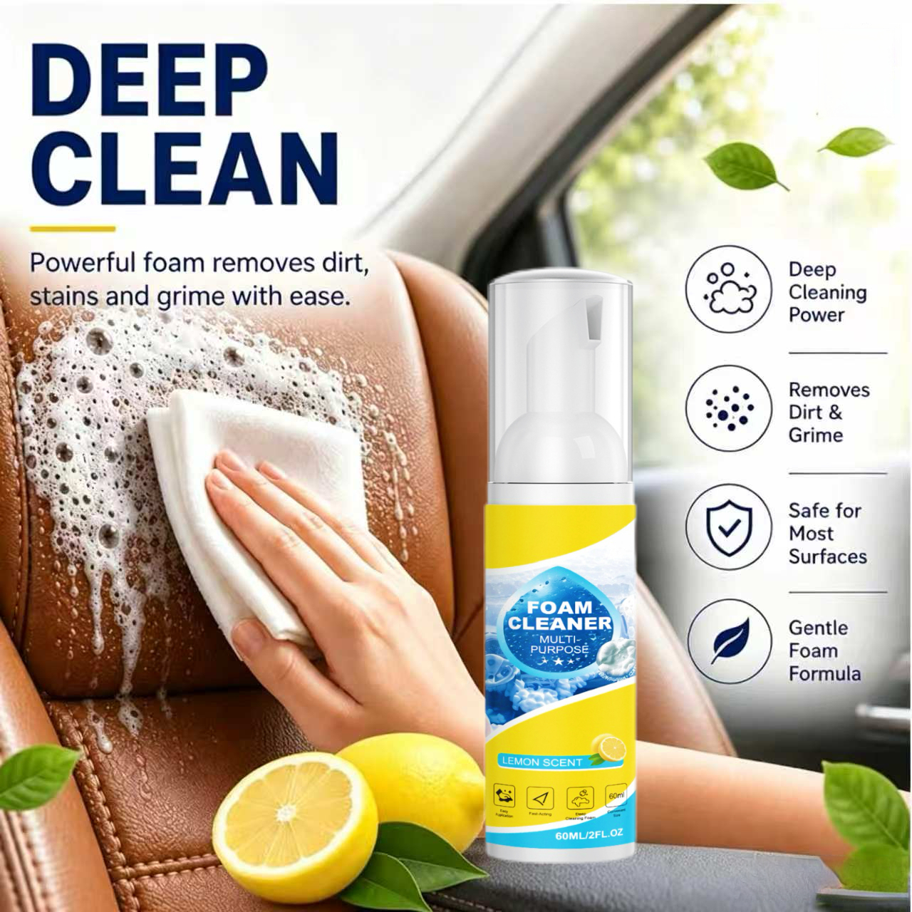 foam cleaner sold on Temu United States