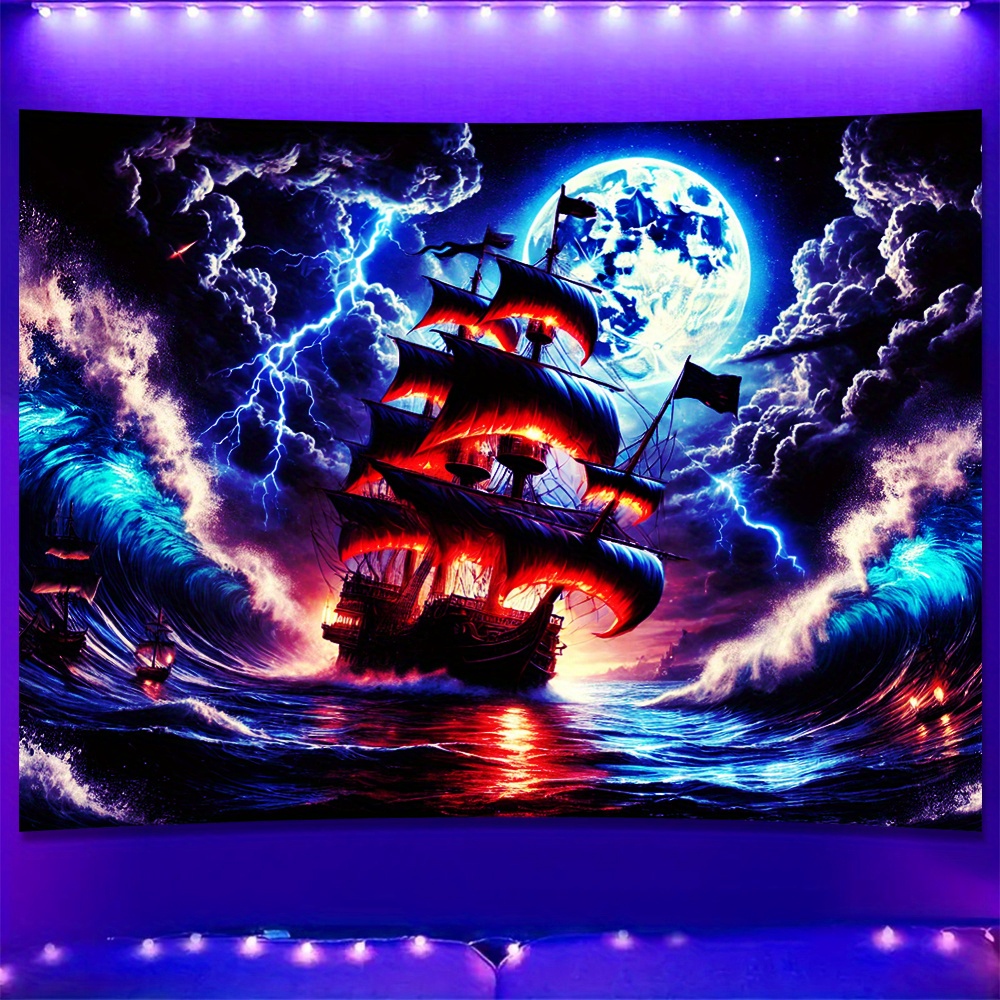 black light backdrop sold on Temu United States