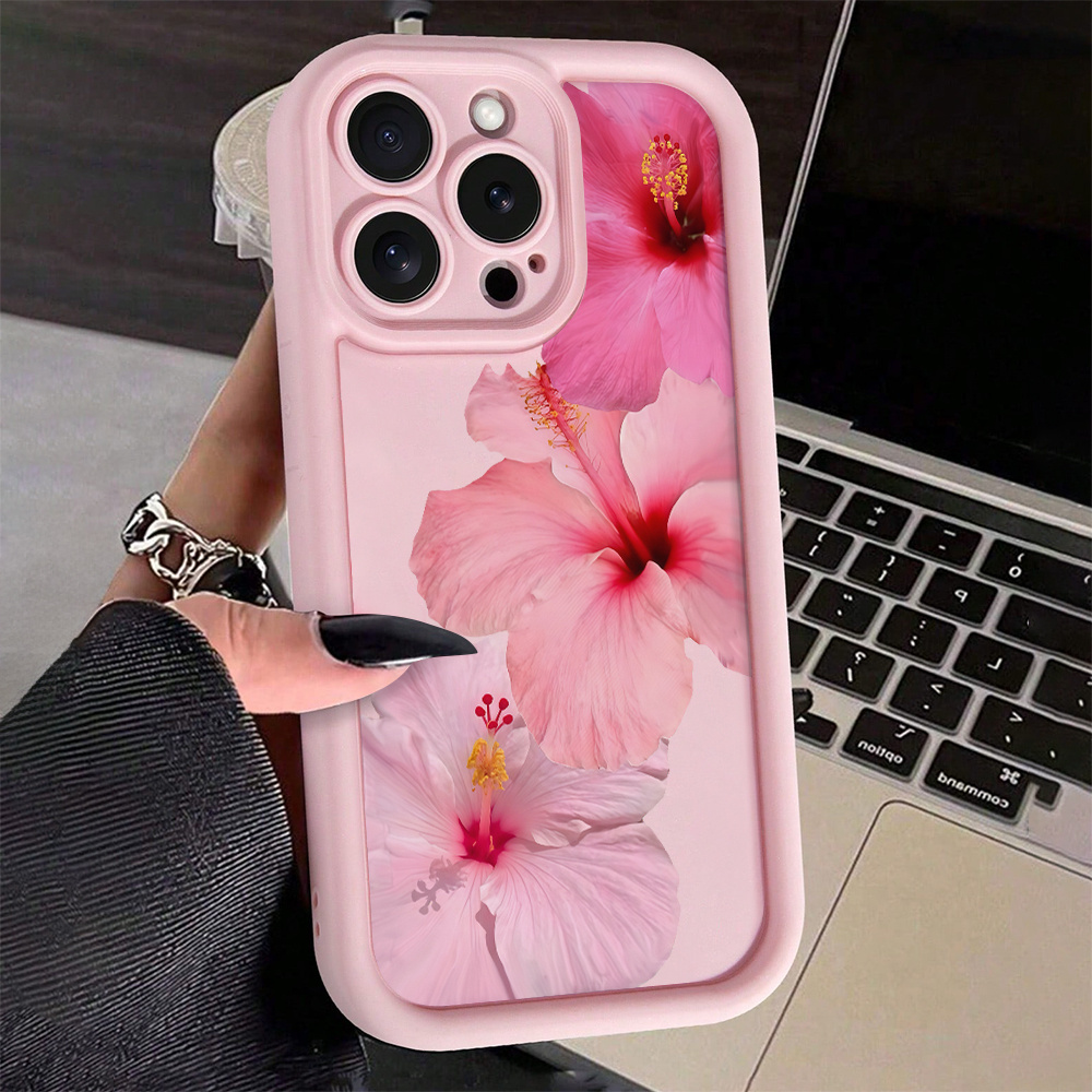 hibiscus phone case sold on Temu United States