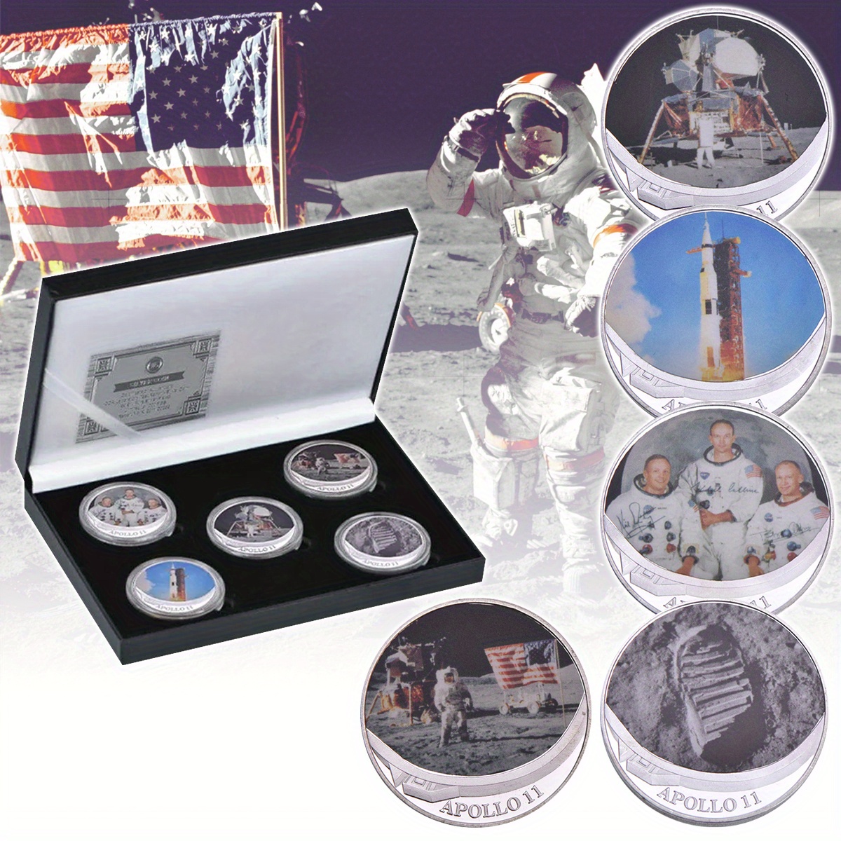 challenge coin collection sold on Temu United States