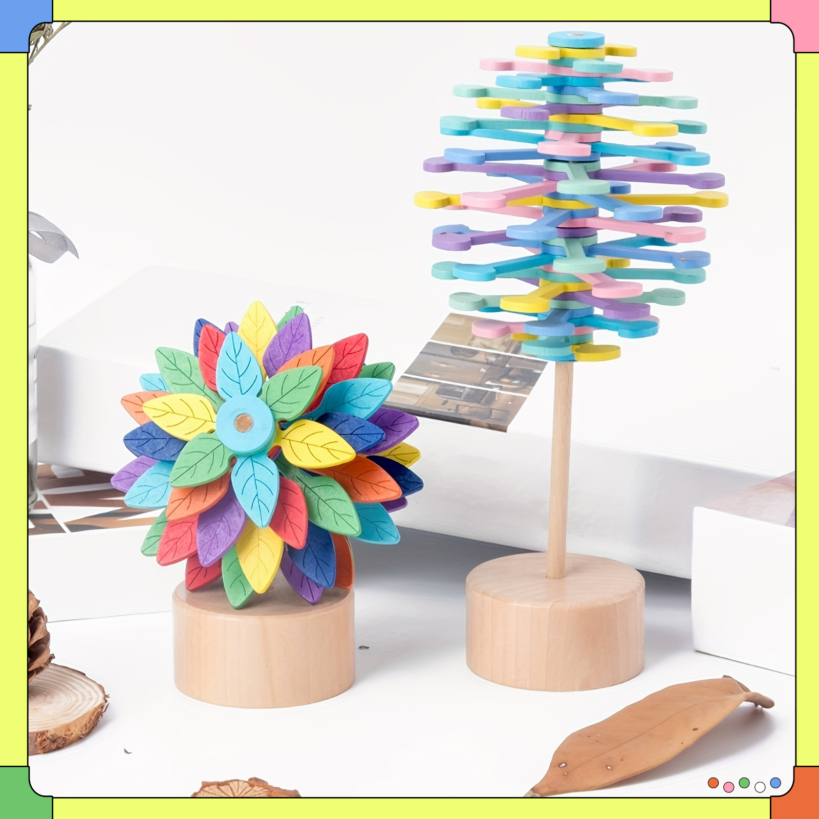 kinetic desk toy sold on Temu United States