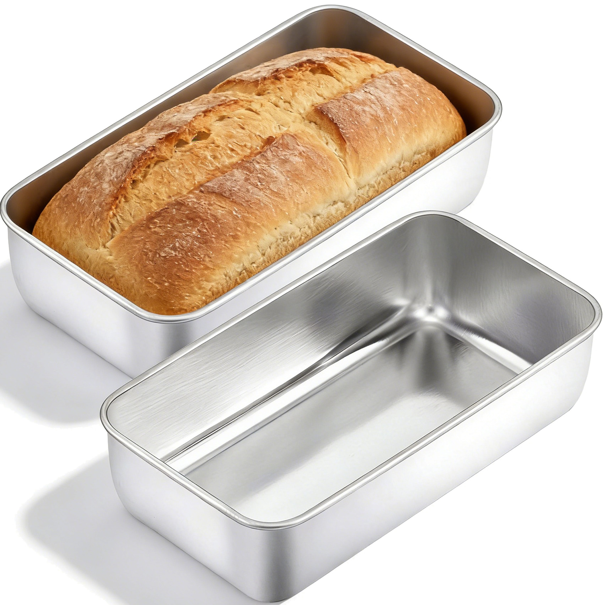 stainless steel loaf pan sold on Temu United States