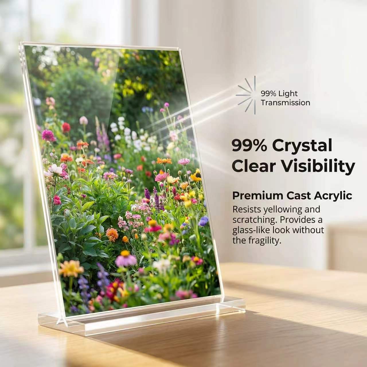 acrylic a4 display sold on Temu New Zealand