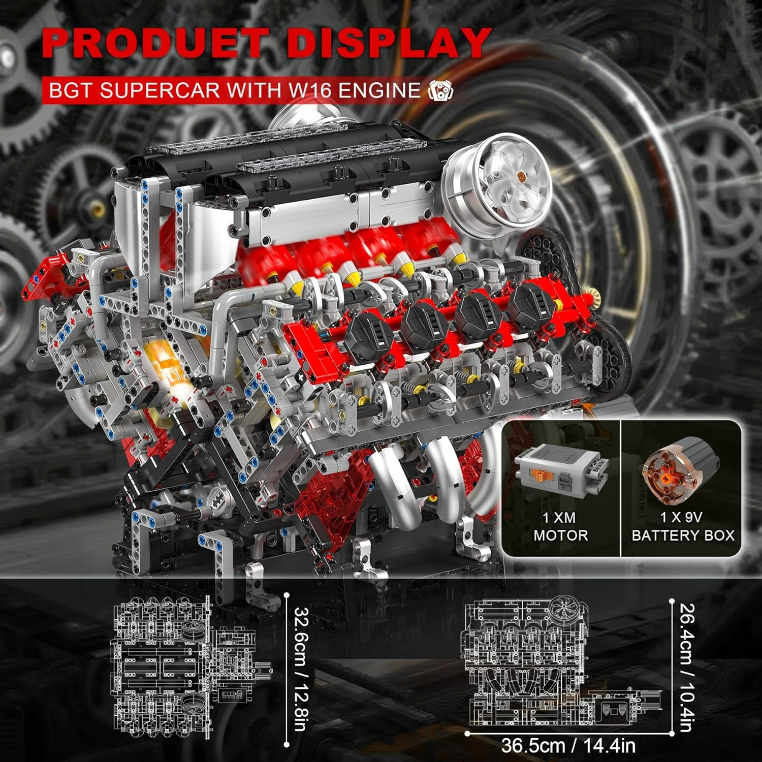 engine kit sold on Temu United States